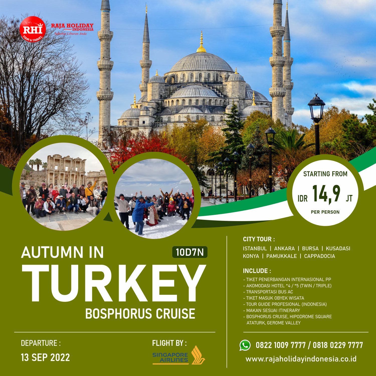 Paket Tour & Liburan Wisata Halal Murah ke Turki 2022