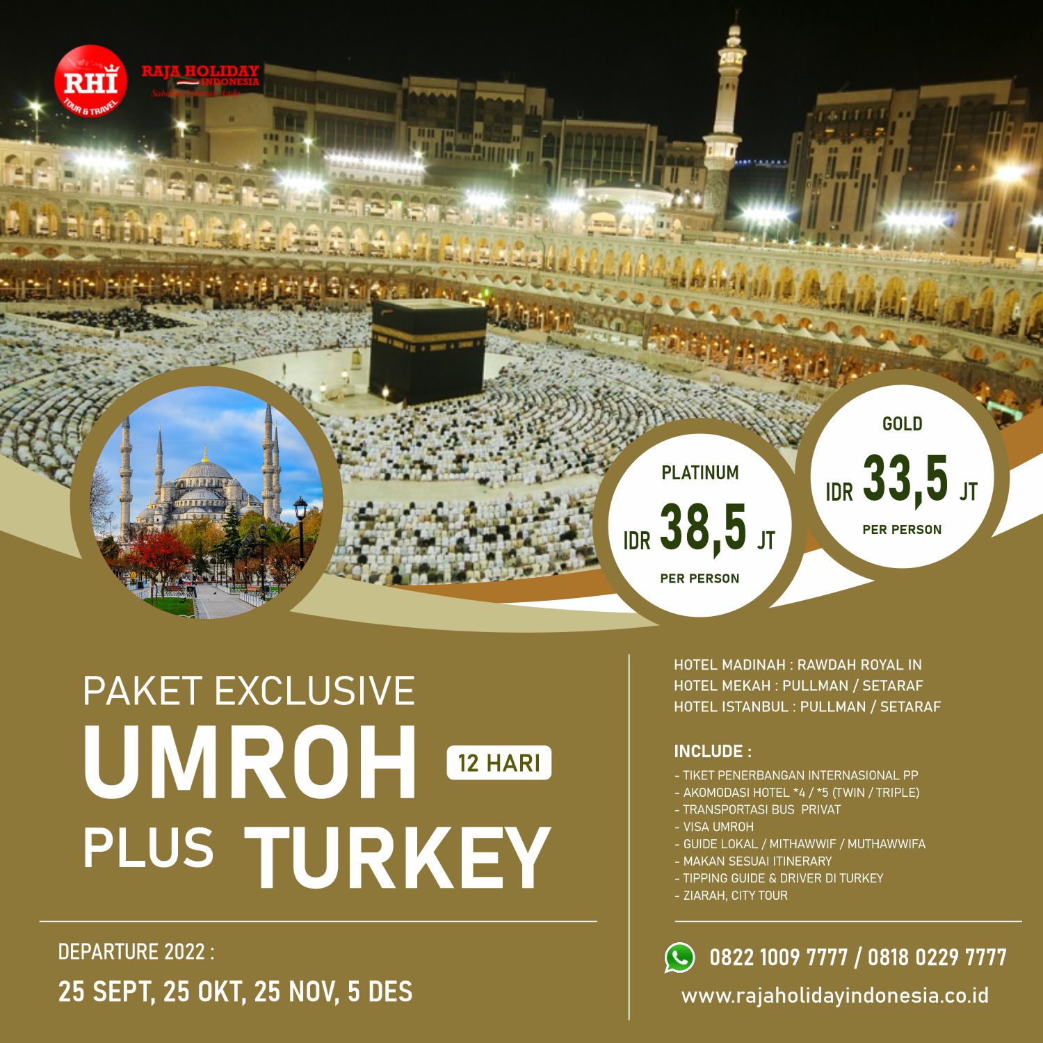 Wisata Religi - Paket Tour Murah Domestik & Luar Negeri | Raja Holiday