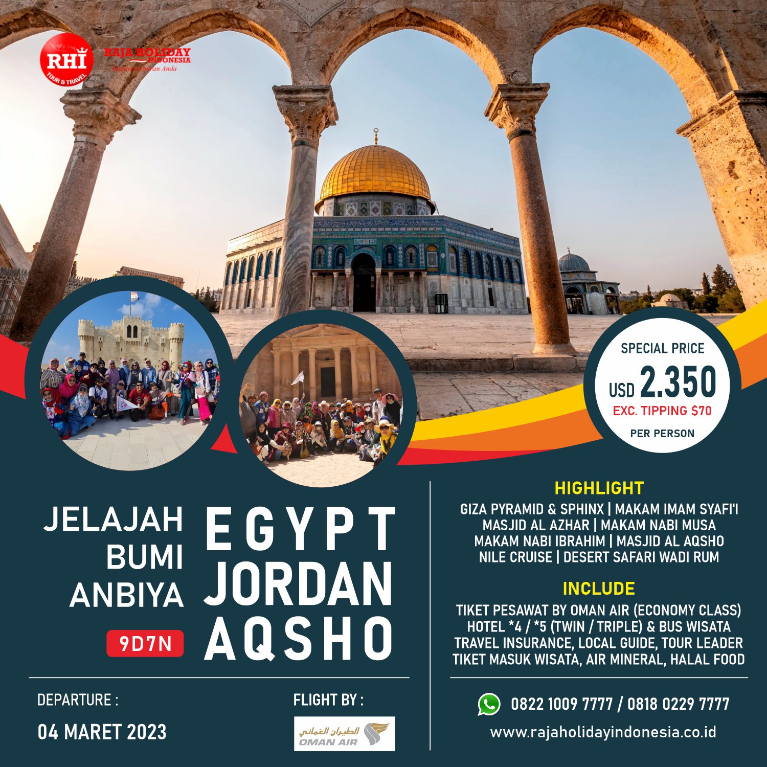 Wisata Religi - Paket Tour Murah Domestik & Luar Negeri | Raja Holiday