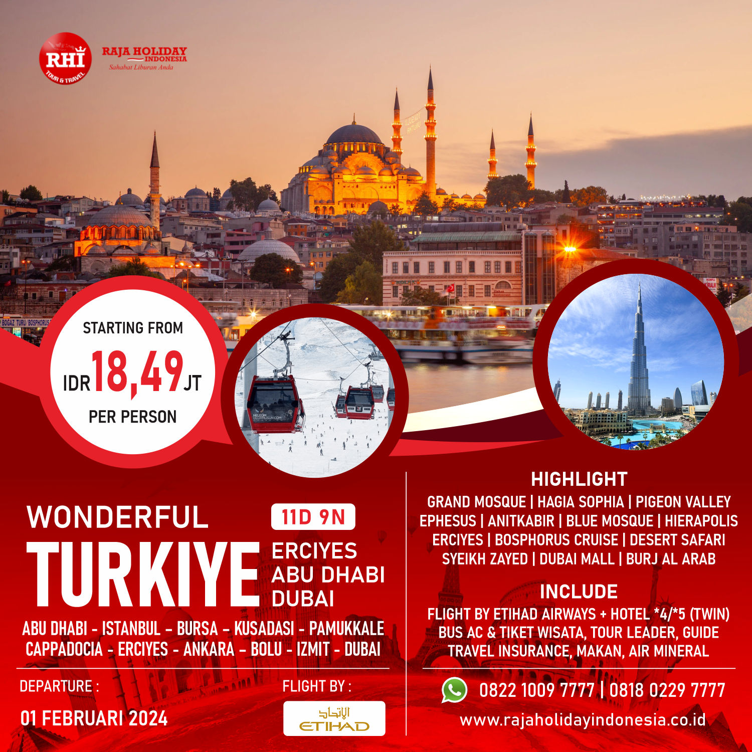 Paket Tour Murah & Liburan Wisata Halal ke Turki 2023