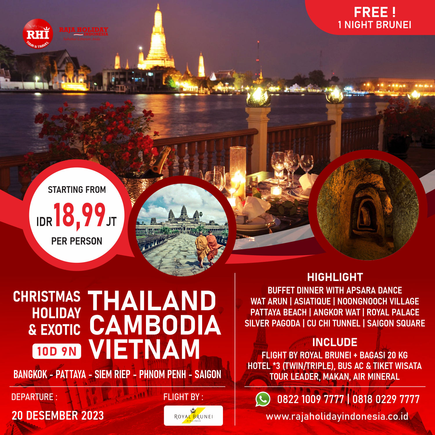 Paket Tour Thailand 2023 - Raja Holiday Indonesia