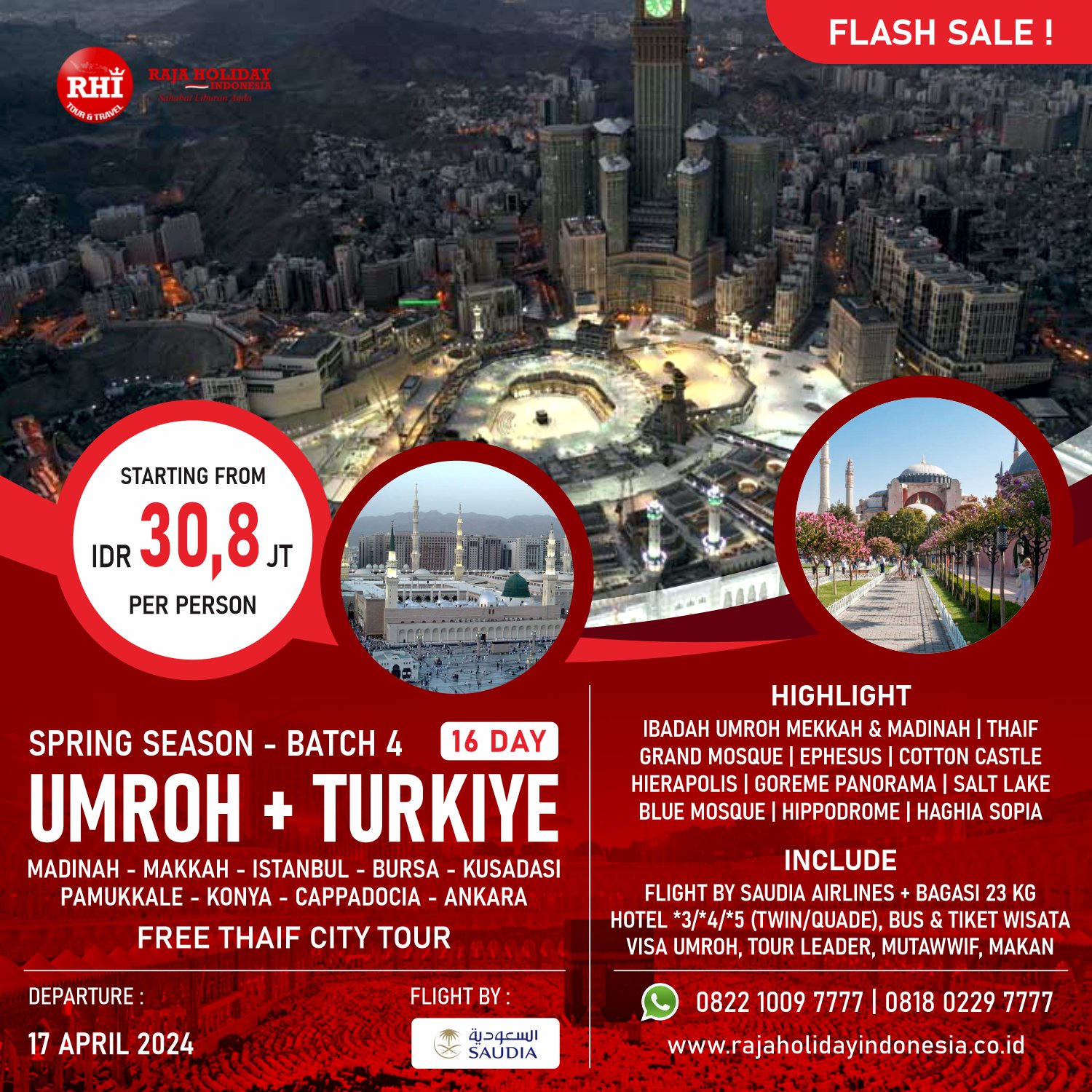 Wisata Religi - Paket Tour Murah Domestik & Luar Negeri | Raja Holiday