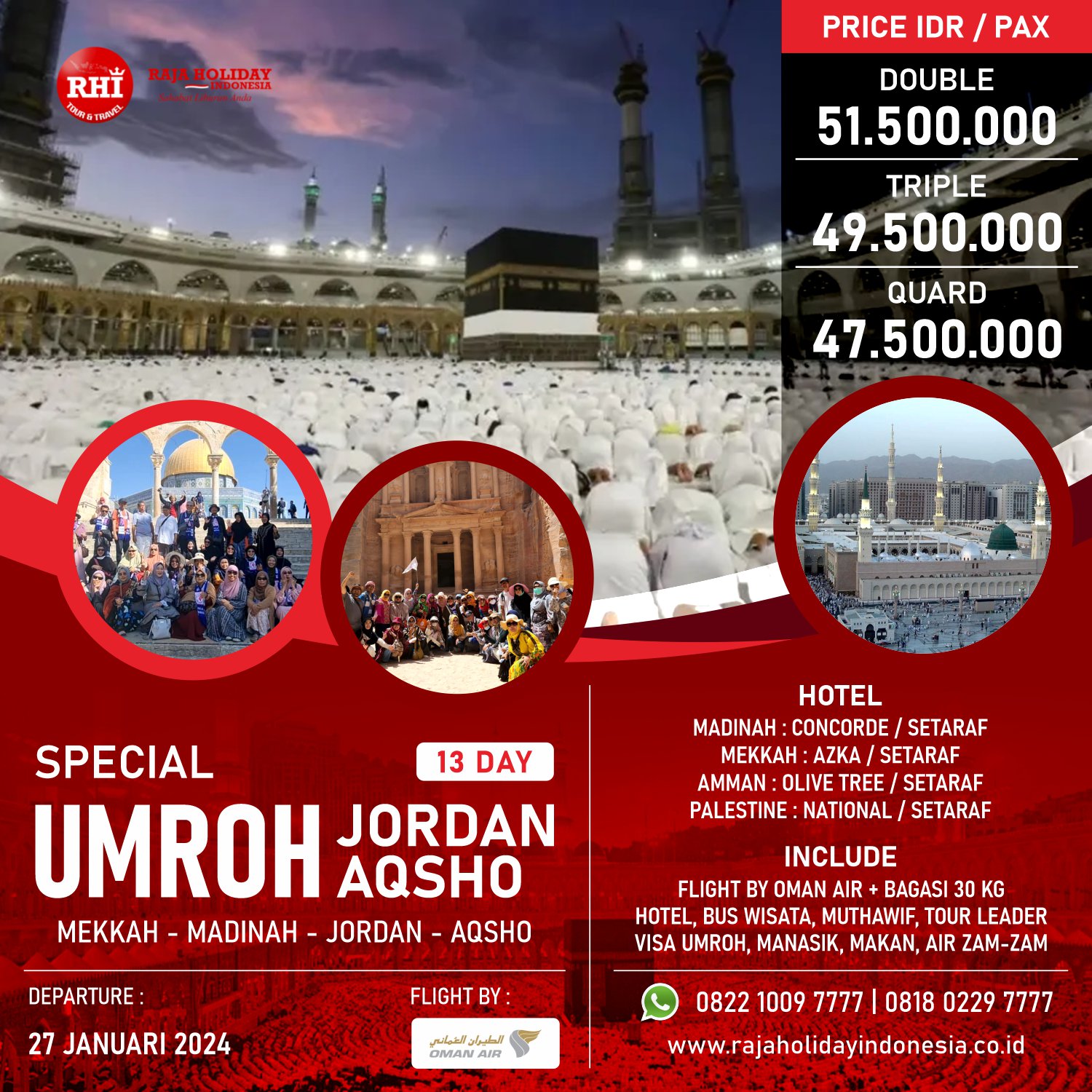 Wisata Religi - Paket Tour Murah Domestik & Luar Negeri | Raja Holiday